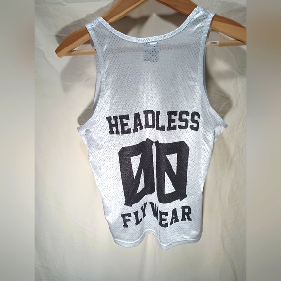 Headless Flywear | Shirts | Headless Flywear Medium Barcode Jet 0 White ...